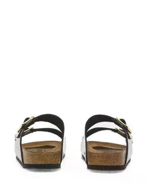BIRKENSTOCK Arizona Croc-effect Leather Sandals