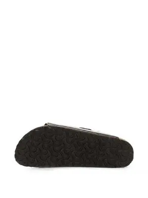 BIRKENSTOCK Arizona Croc-effect Leather Sandals