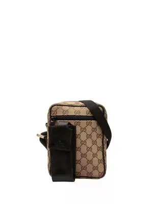 Gucci Gg Canvas Crossbody Bag - Neutrals