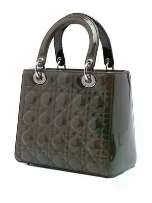 Dior Patent Cannage Lady Satchel