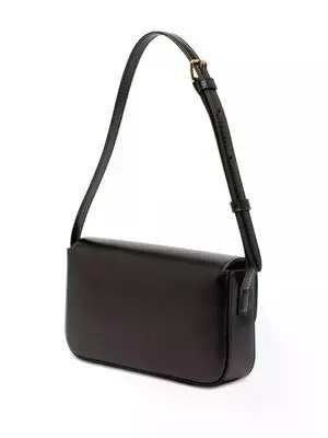 Celine Shiny Calfskin Triomphe Claude Shoulder Bag