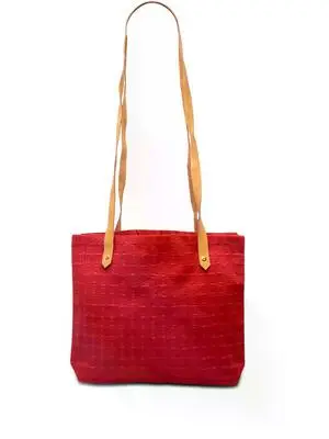 Hermès Toile Ahmedabad Tote Bag - Red