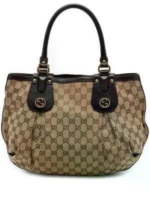 Gucci Gg Canvas Scarlett Tote Bag - Neutrals