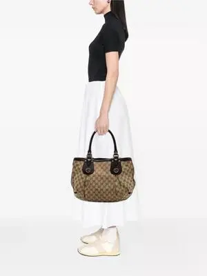 Gucci Gg Canvas Scarlett Tote Bag