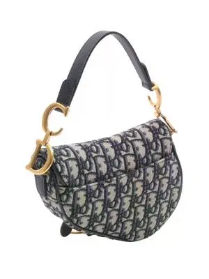 Dior Mini Saddle Bag Satchel - Blue