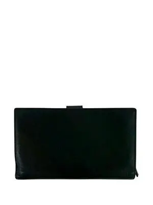 BVLGARI 1990-2020 Leather Continental Bifold Wallet Long Wallets