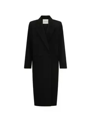 OCCLEUS Penelope Double-breasted Coat - Black