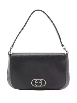 Gucci Calfskin Interlocking G Shoulder Bag