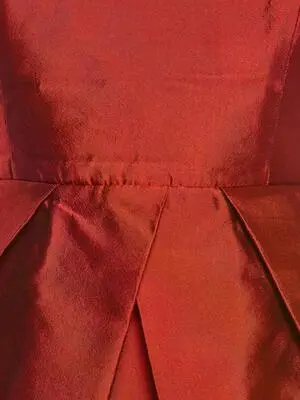 Dolce & Gabbana Silk Pleated Sleeveless Mini Dress