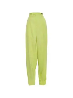Versace Pleat-detail Gabardine Trousers