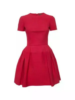 Alexander McQueen Jacquard Mini Dress - Pink