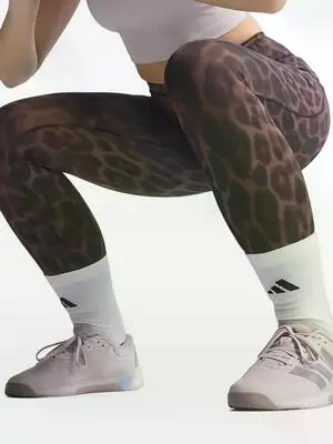 Adidas Optimé Power Leopard-print Leggings