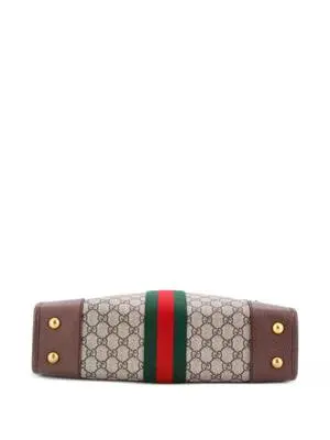 Gucci Ophidia Cut Out Handle Gg Coated Canvas Medium Tote Bag