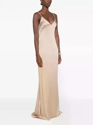 TOM FORD Crystal Embellishment Maxi Dress