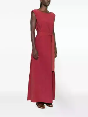 MOUTAKI Belted Maxi Dress