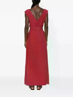 MOUTAKI Belted Maxi Dress