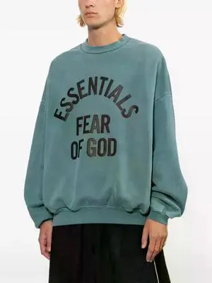 ESSENTIALS Logo Patch Crew Neck Sweater