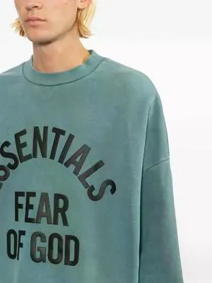ESSENTIALS Logo Patch Crew Neck Sweater