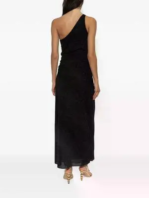Oseree One-shoulder Lurex Maxi Dress