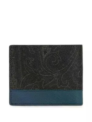 Etro Bifold Arnica Wallet With Leather Insert