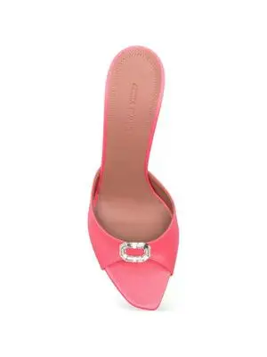 Amina Muaddi Mini Camelia Heeled Sandals