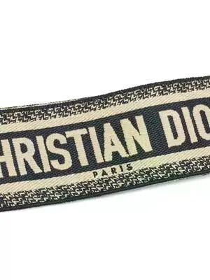 Dior Embroidered Canvas Shoulder Strap