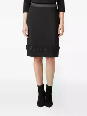 Burberry Ruffle-trim Midi Skirt
