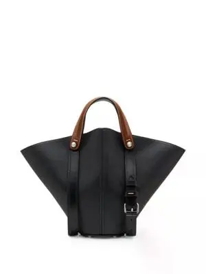 MAISON MARGIELA Age Small Leather Tote Bag - Black