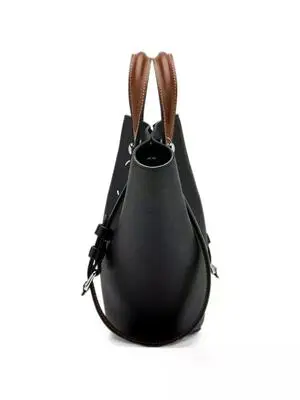 MAISON MARGIELA Age Small Leather Tote Bag - Black