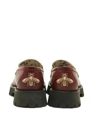 Gucci Horsebit Leather Platform Loafers