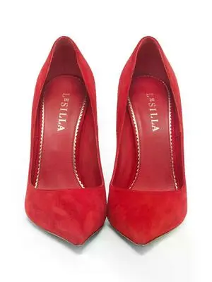 LE SILLA Suede Spiral Pumps
