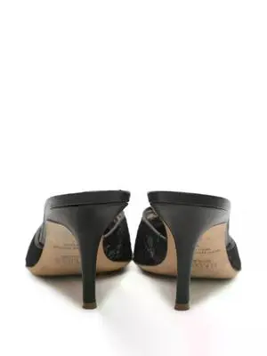 MALONE SOULIERS Missy Embellished Lace Mules