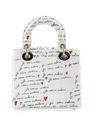 Dior Lady Bag Printed Leather Small Satchel