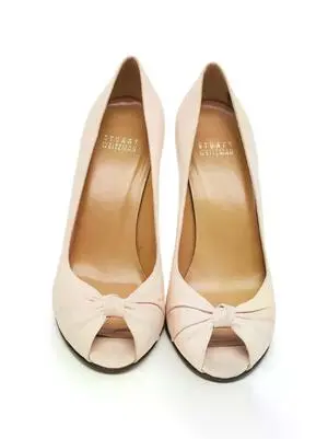 STUART WEITZMAN Knot Peep-toe Pumps