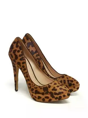 Miu Miu Leopard-print Calf Hair Pumps