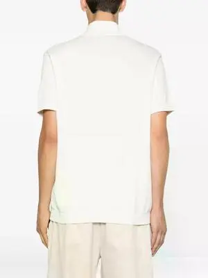 SERGIO TACCHINI Logo-embroidered Zipped Polo Shirt