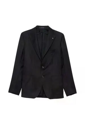 Tagliatore Single-breasted Peak-lapel Blazer - Blue