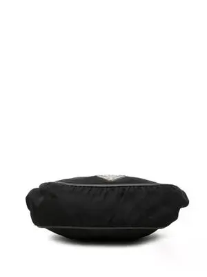Prada 2000-2013 Tessuto Kiss Lock Frame Coin Pouch
