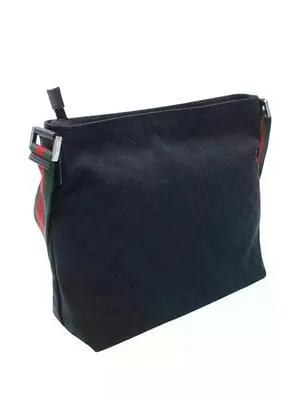 Gucci Gg Canvas Web Crossbody Bag