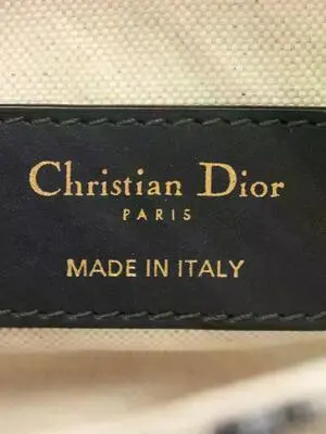Dior Mini Oblique Canvas Saddle Bag Satchel