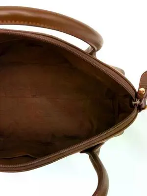 Burberry Haymarket Check Canvas Dome Satchel