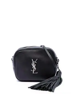 Saint Laurent Calfskin Monogram Blogger Bag - Black