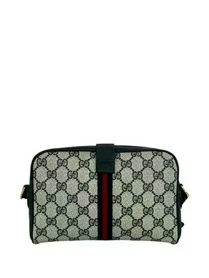 Gucci Gg Supreme Web Crossbody Bag