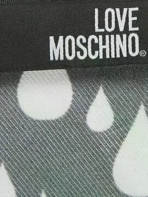 Moschino Drop Print Short-sleeve Playsuit