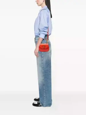 Gucci 1947 Bamboo Top Handle Bag - Orange