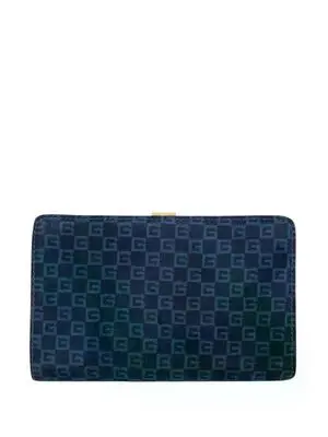 Gucci 20th Century G Logo Suede Bifold Wallet Small Wallets