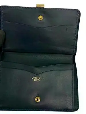 Gucci 20th Century G Logo Suede Bifold Wallet Small Wallets