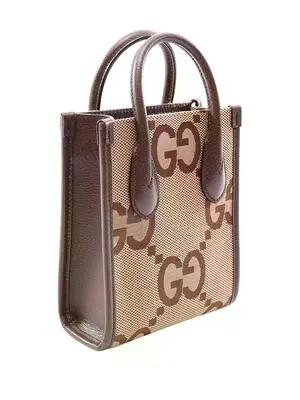 Gucci Mini Jumbo Gg Canvas Web Satchel