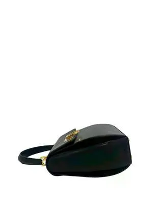 FERRAGAMO Gancini Leather Satchel