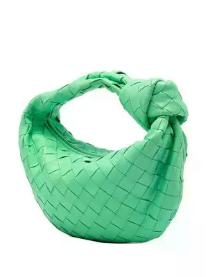 Bottega Veneta Candy Nappa Intrecciato Jodie Hobo Bag - Green